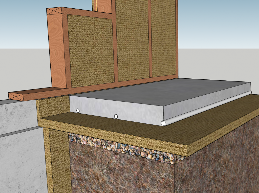Construction Design-Using Fibrous Sub-Slab Insulation with In-Floor ...