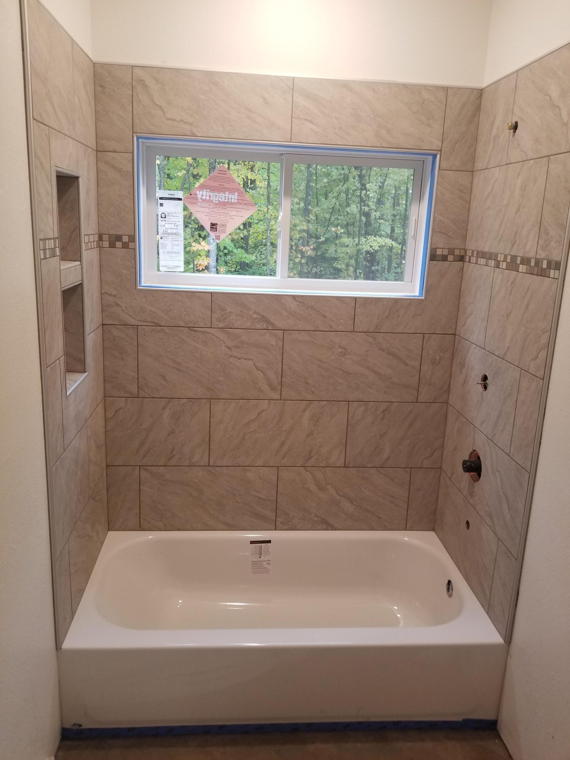 Construction Design-Windows in Shower Enclosures - Northern Built